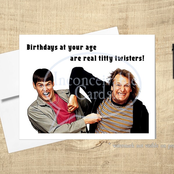 Twister Birthday Card - Etsy