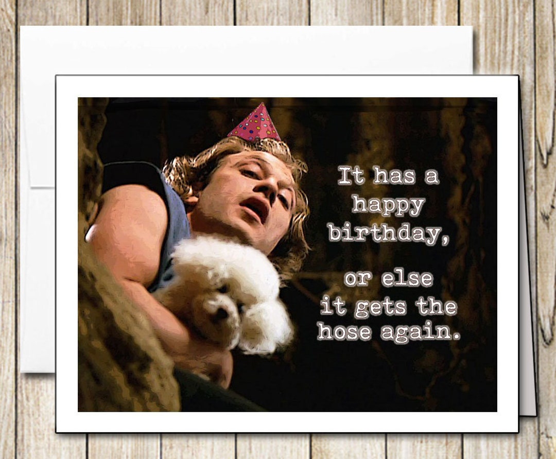 Buffalo Bill Funny Birthday Card It Puts the Lotion On, Horror Movie ...