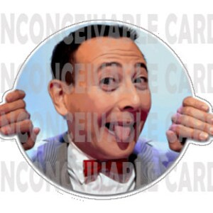 Pee Wee Water Resistant Sticker - Etsy