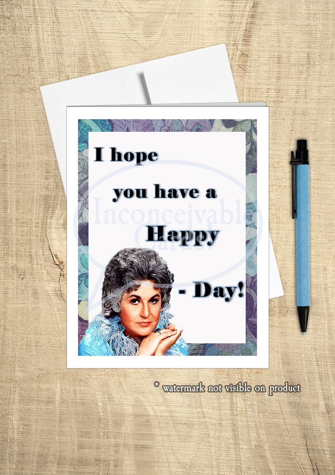 Funny "happy Bea Day" Bea Arthur Fans, *limited Time: FREE Postcard ...