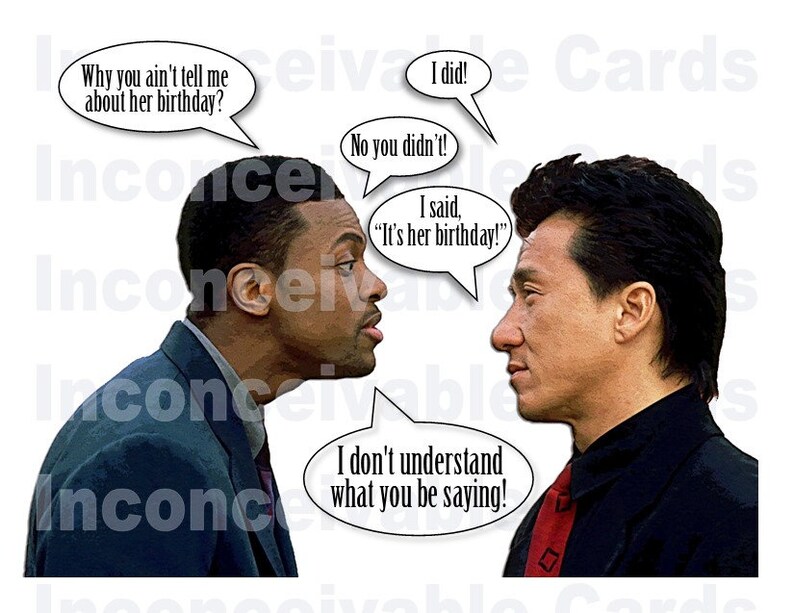 Rush Hour Birthday Card - Etsy