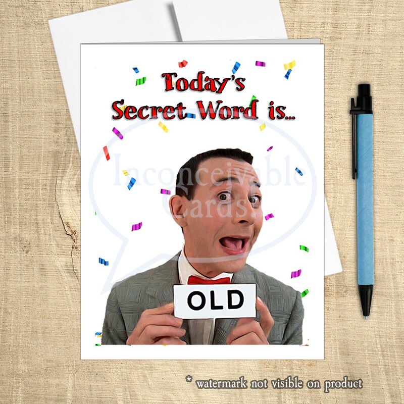 Pee Wee Herman - Etsy