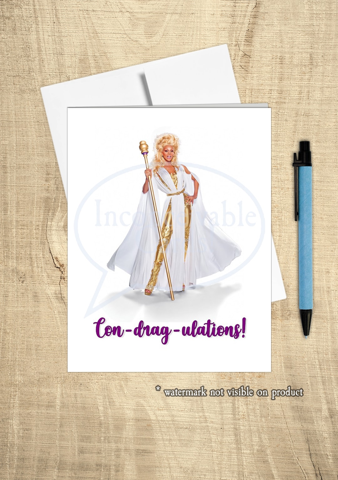 Rupaul - Funny Congratulations Card! Raunchy Humor Card, Drag Queen ...