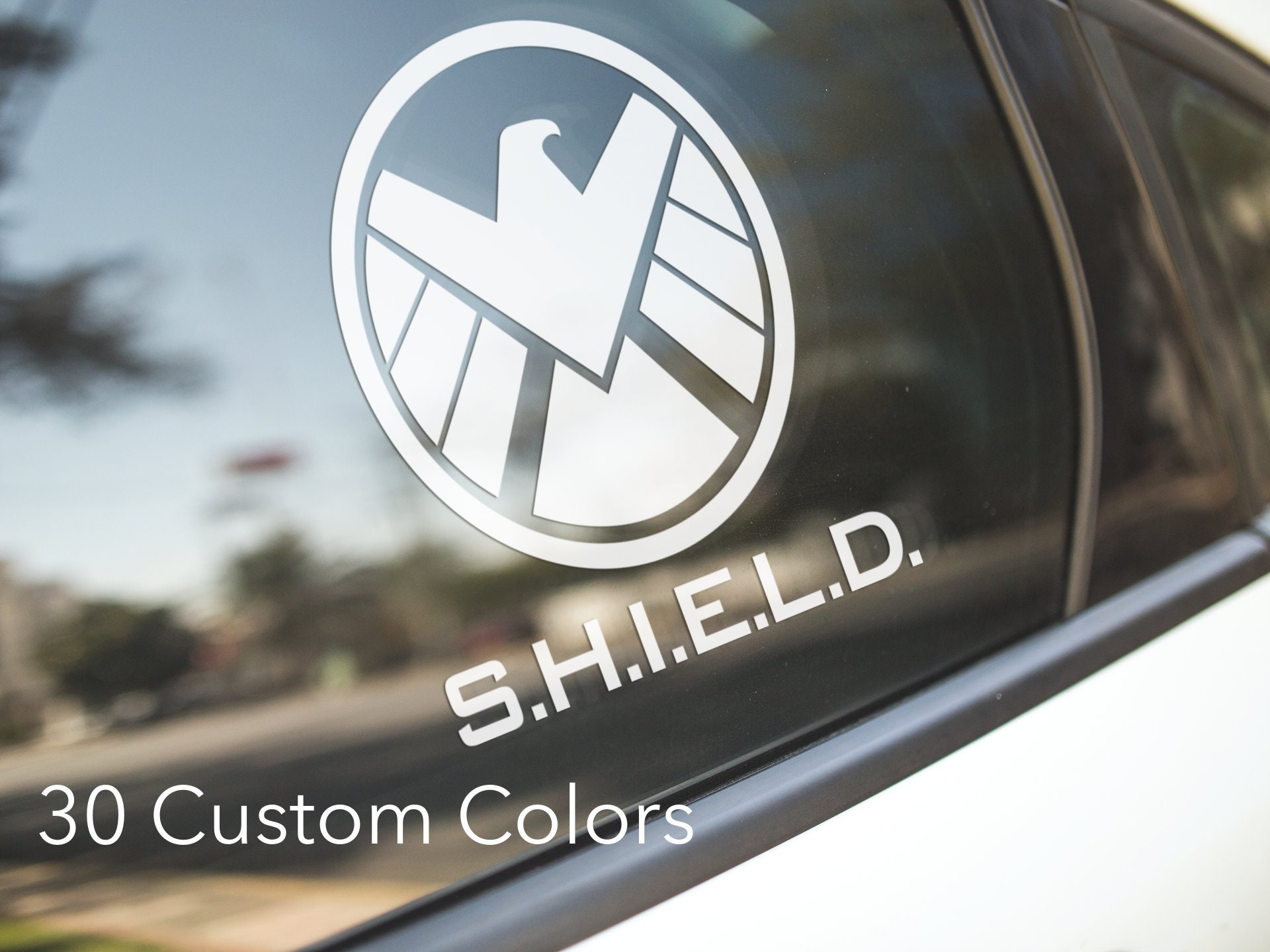 Marvel SHIELD Logo Decal 30 Custom Colors | Etsy