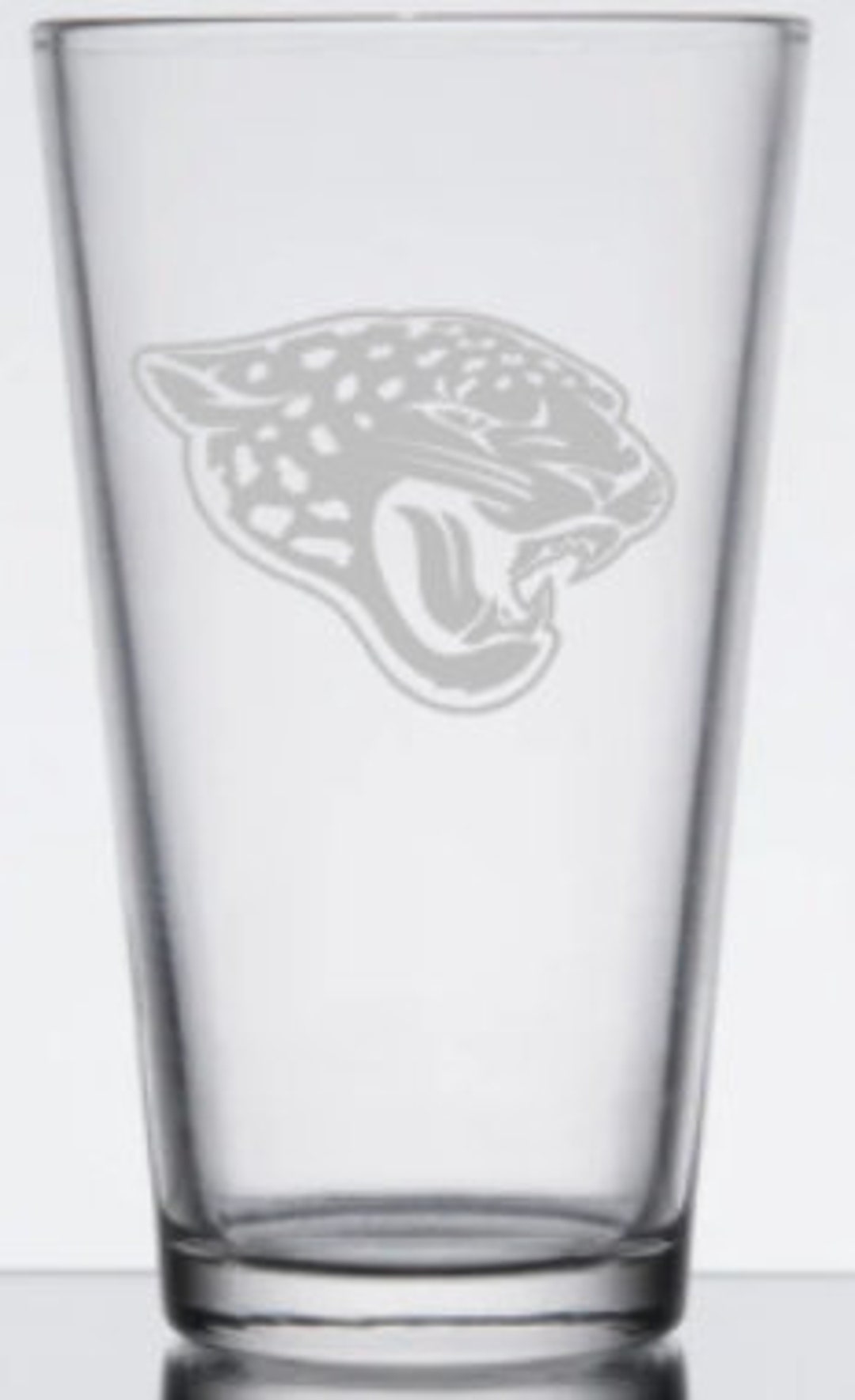 Jacksonville Jaguars Inspired Etched Pint Glass or Beer Mug, NFL ...
