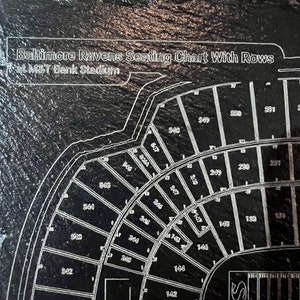 Baltimore Football, M&T Bank Stadium Custom Laser Etched Slate Coaster ...