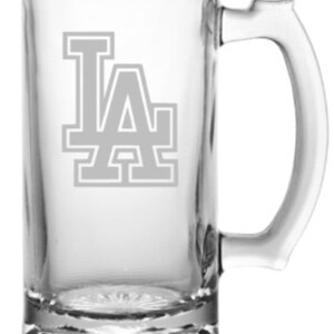 National League Team Inspired Etched Pint Glasses and Beer Mugs, Major ...