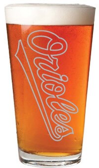 Baltimore Orioles, Custom Etched Glass, MLB, Baseball, Sports Glass - Etsy