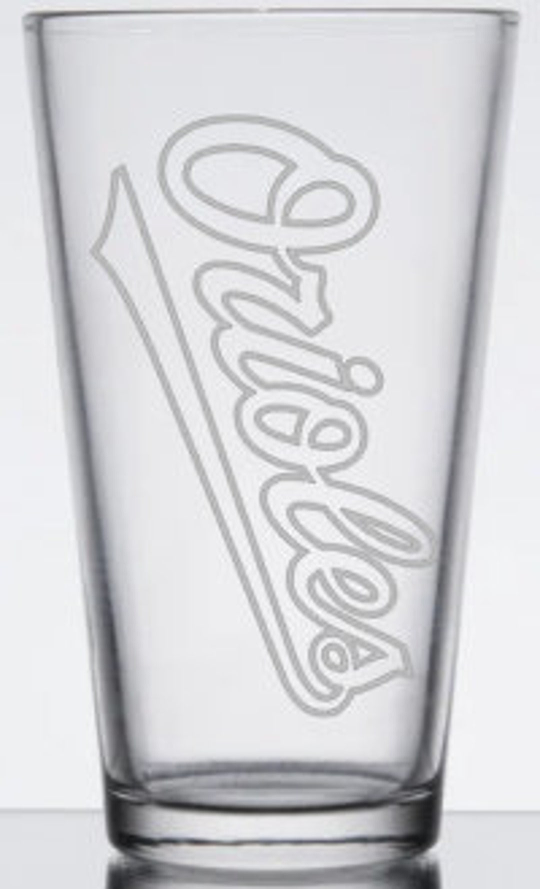 Baltimore Orioles, Custom Etched Glass, MLB, Baseball, Sports Glass - Etsy