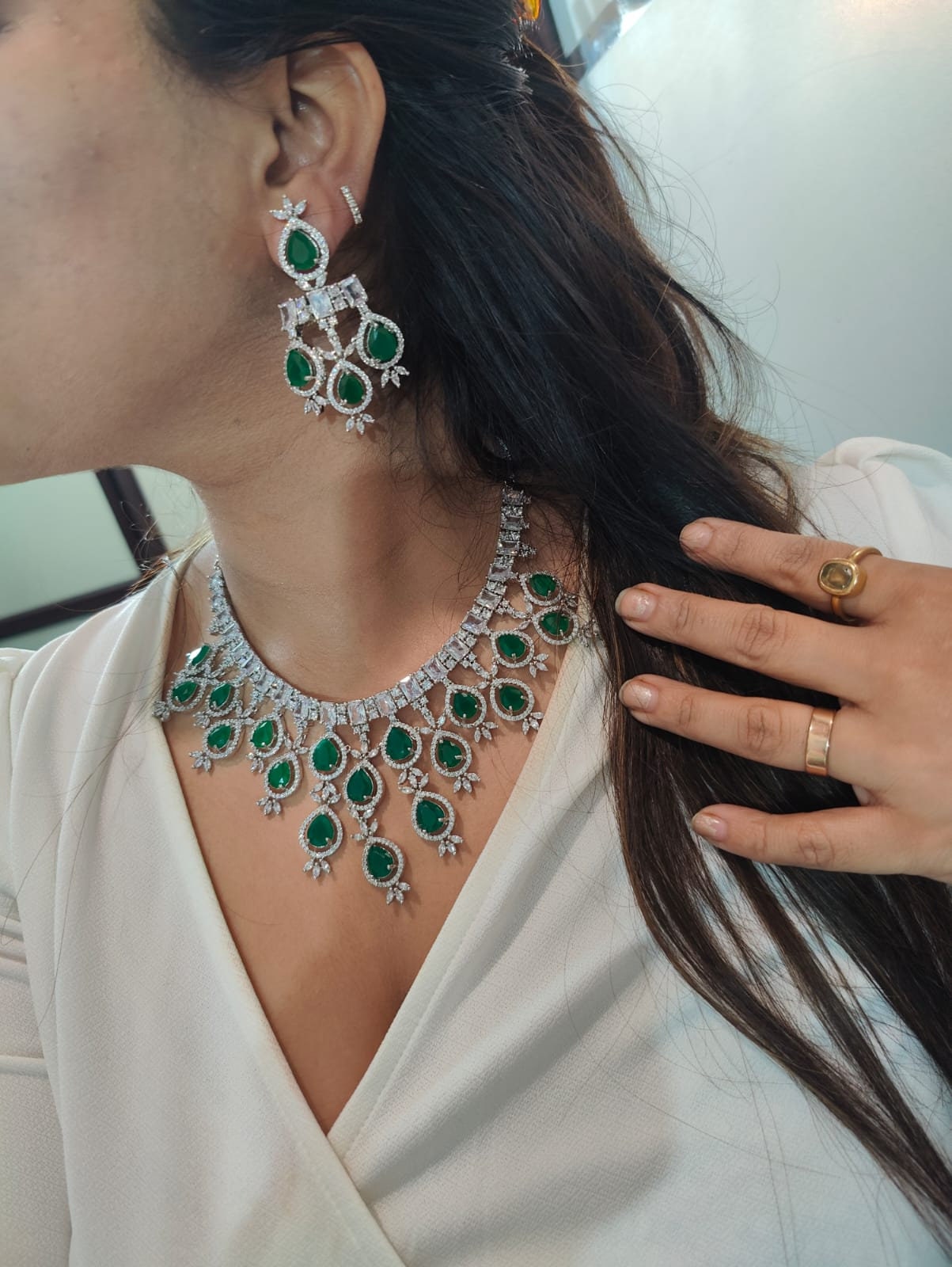 Sabyasachi Inspired Bollywood Bridal Wedding Indian Green American ...