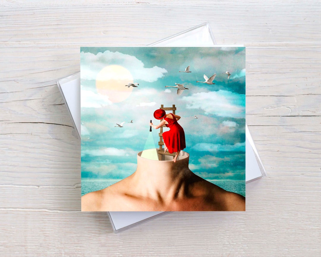 Imaginative Card, With Envelope, Postcard Art, Pictures Poetry, Surreal ...