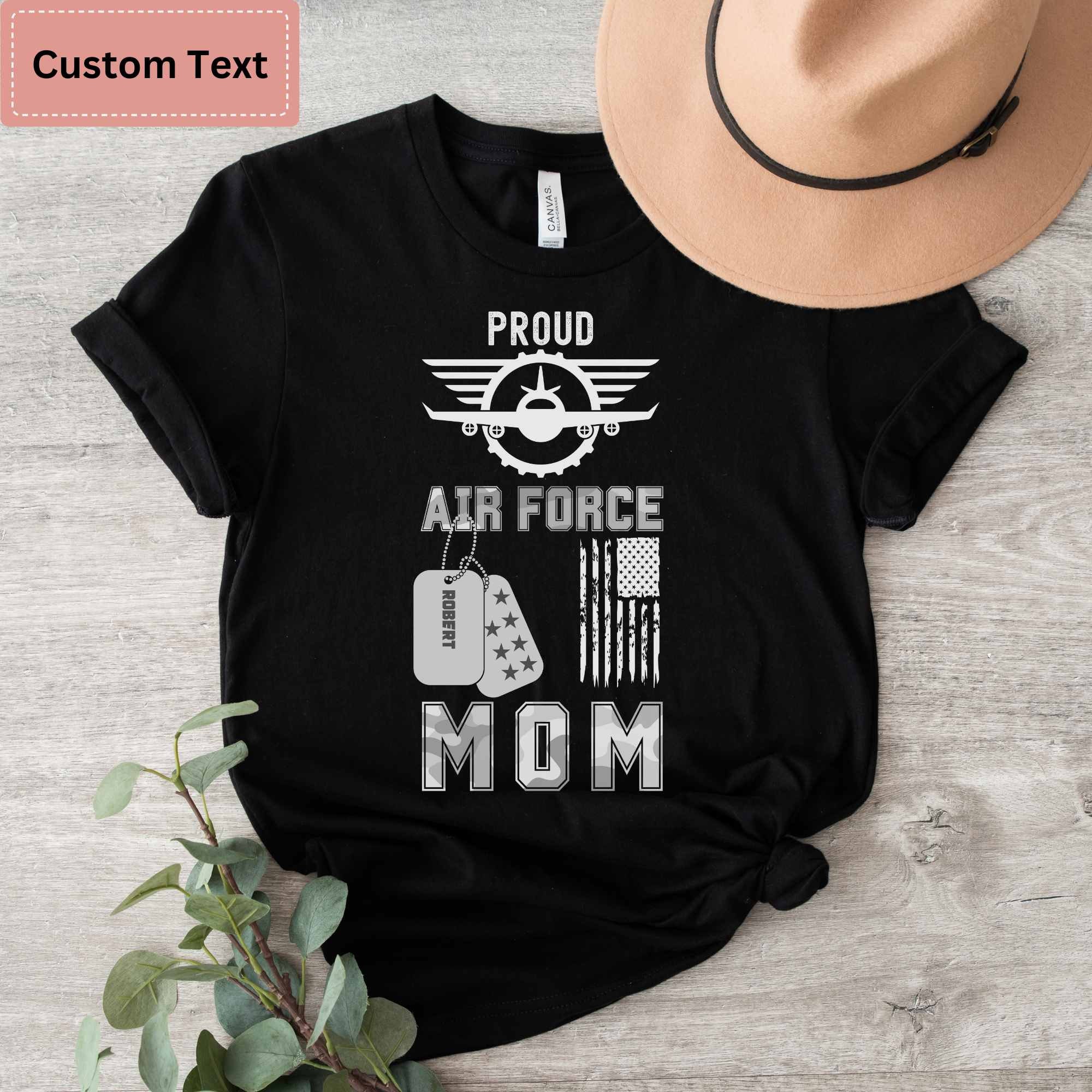 Proud Air Force Mom Shirt, Air Force Mom Gift, US Air Force Mom ...
