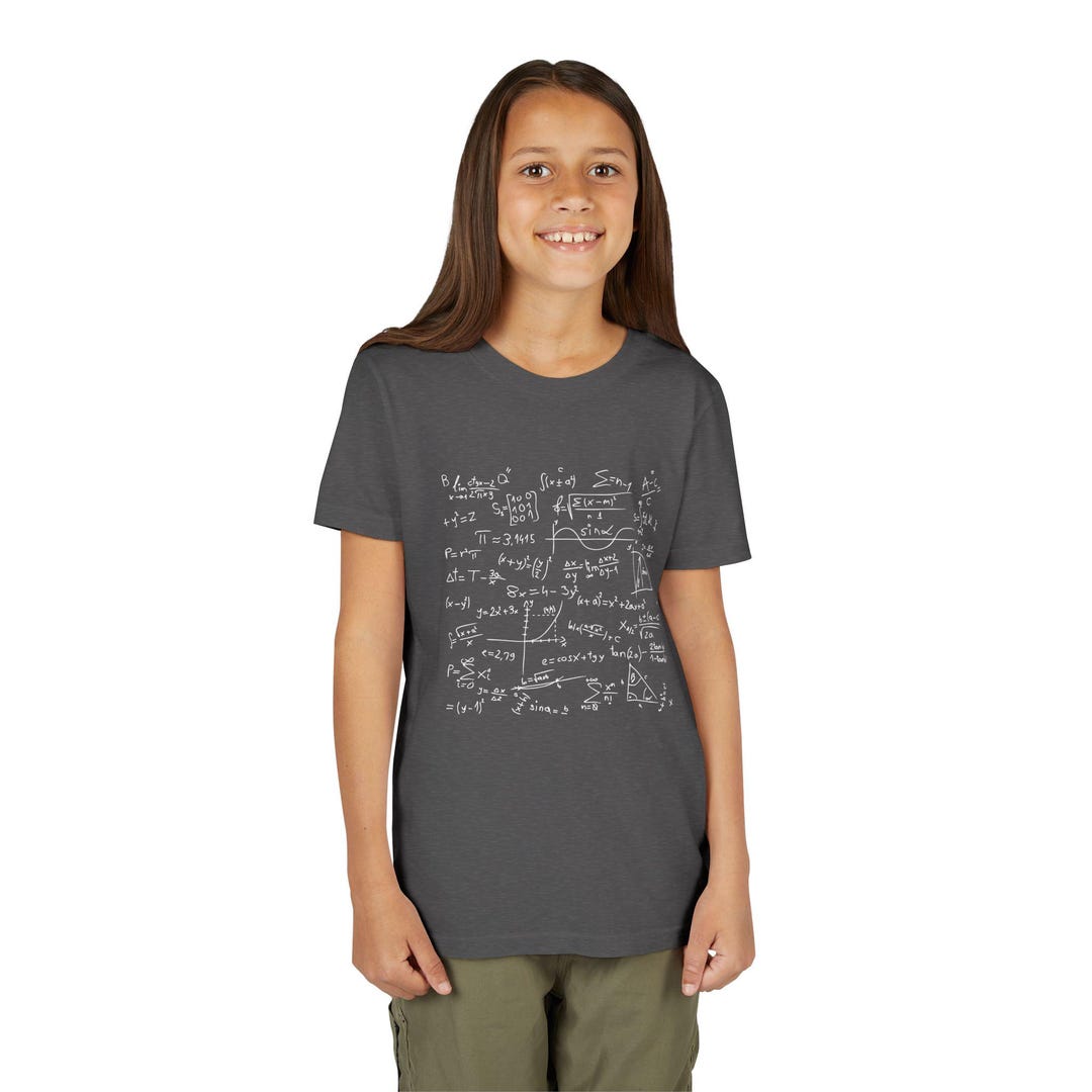 Youth Short Sleeve Tee, Math Equation Shirt, Funny Math Shirt, Math ...