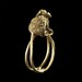 Mouse Rat 18kt Gold and Pearl Animal Ring - Etsy