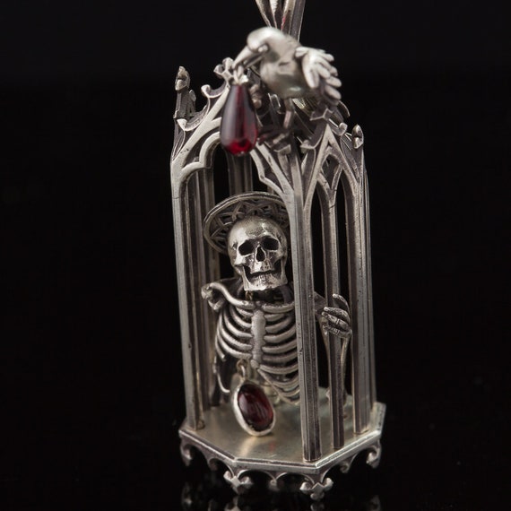 Relic the Saint and the Raven Gothic Altar Skull Skeleton - Etsy