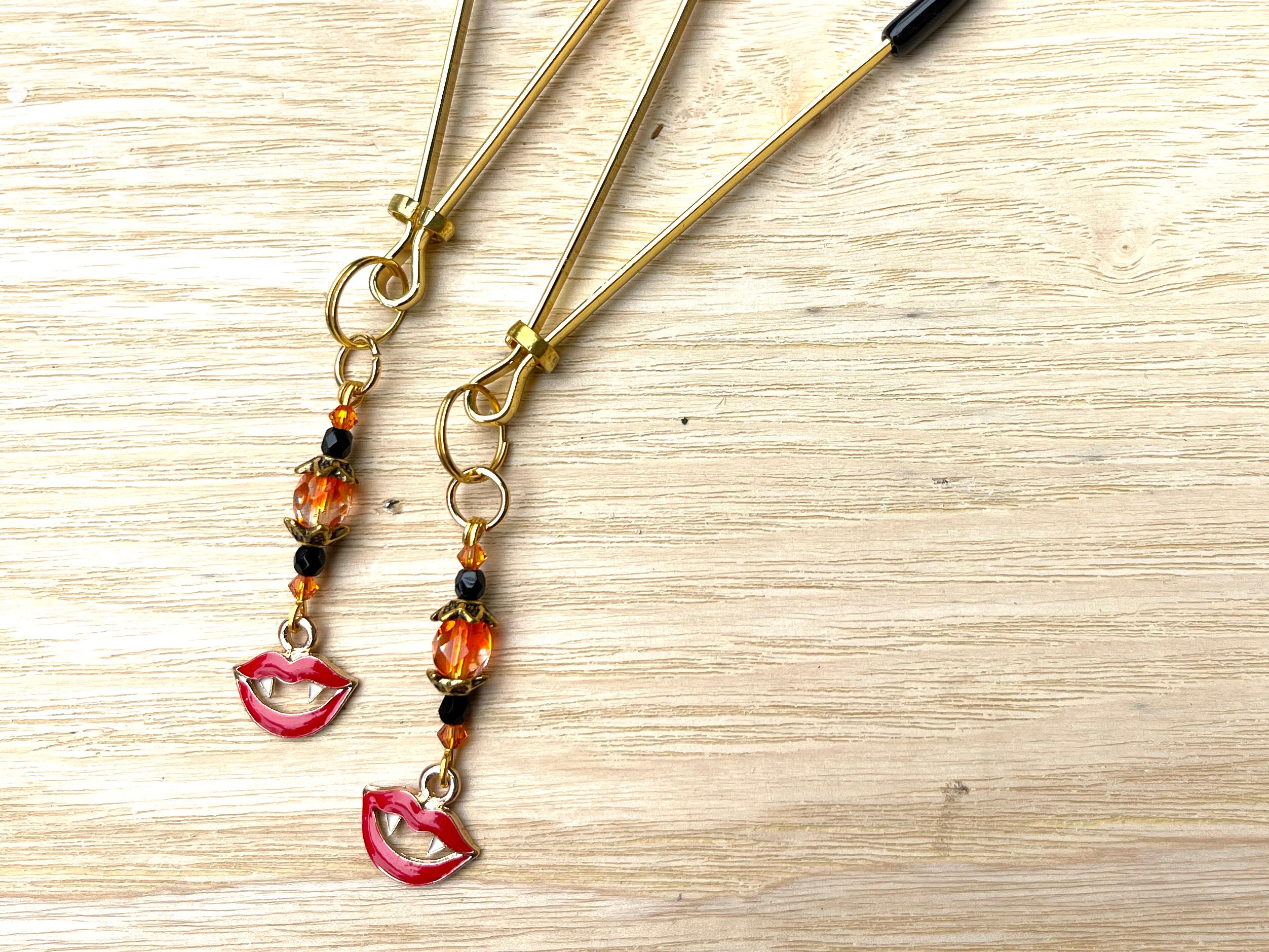 Halloween Nipple Clamps Vampire Mouth Nipple Clamps Nipple Clamps ...