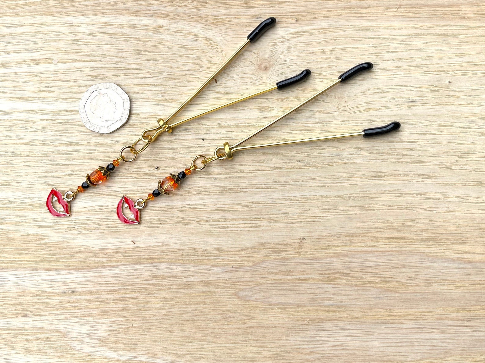 Halloween Nipple Clamps Vampire Mouth Nipple Clamps Nipple Clamps ...