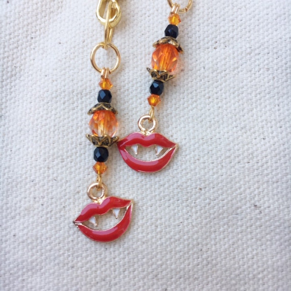 Halloween Nipple Clamps Vampire Mouth Nipple Clamps Nipple | Etsy