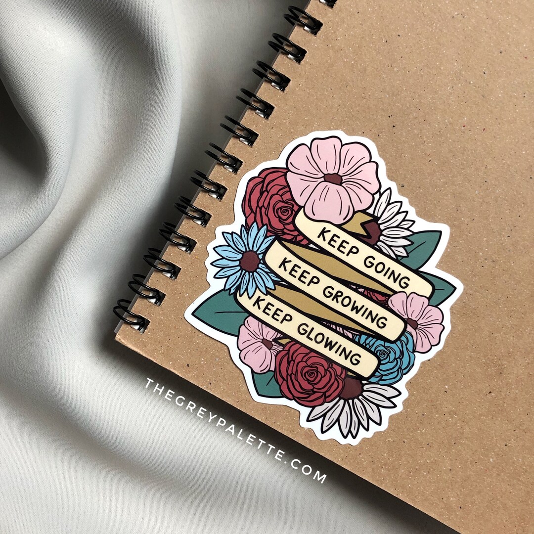 Keep Going Sticker, Motivational Sticker, Encouragement Sticker, Gifts ...