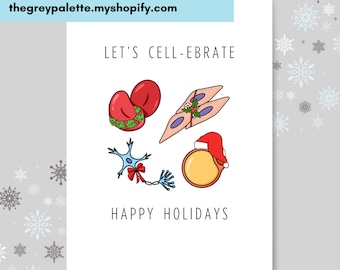 Christmas Card Biology - Etsy