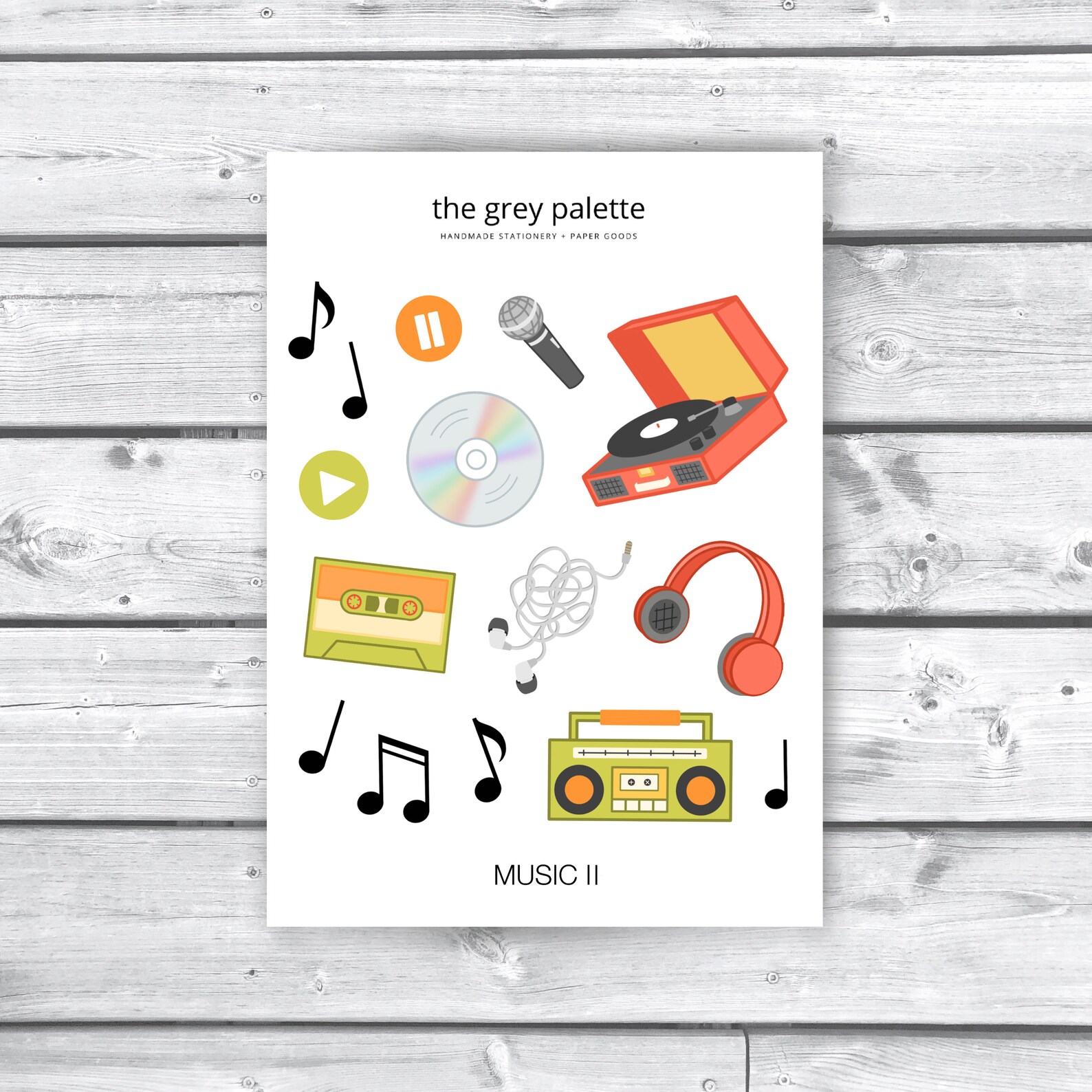 Music Sticker Sheet Bullet Journal Music Stickers Bullet - Etsy
