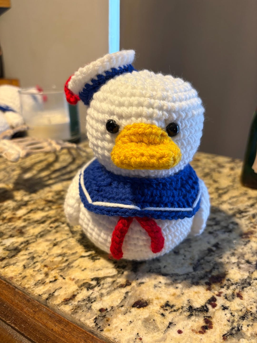 Ghostbusters Inspired Stay Puft Duck Plush With Yellow Beak - Etsy