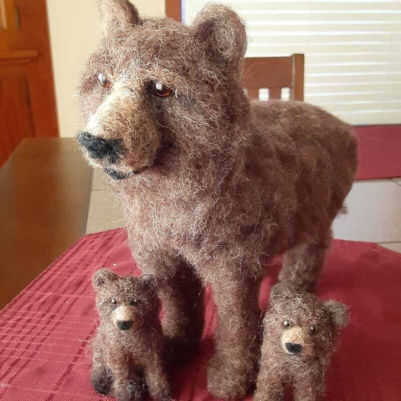 Felt Bear - Etsy