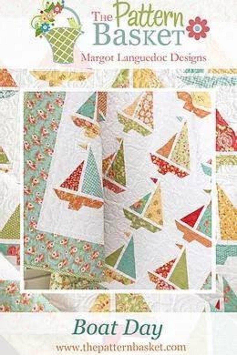 Boat Day Quilt Pattern by Margot Languedoc for the Pattern | Etsy