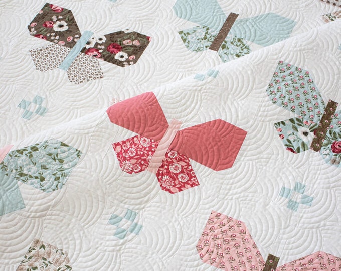 Flutter Paper Quilt Pattern By Vanessa Goertzen For Lella Boutique Etsy