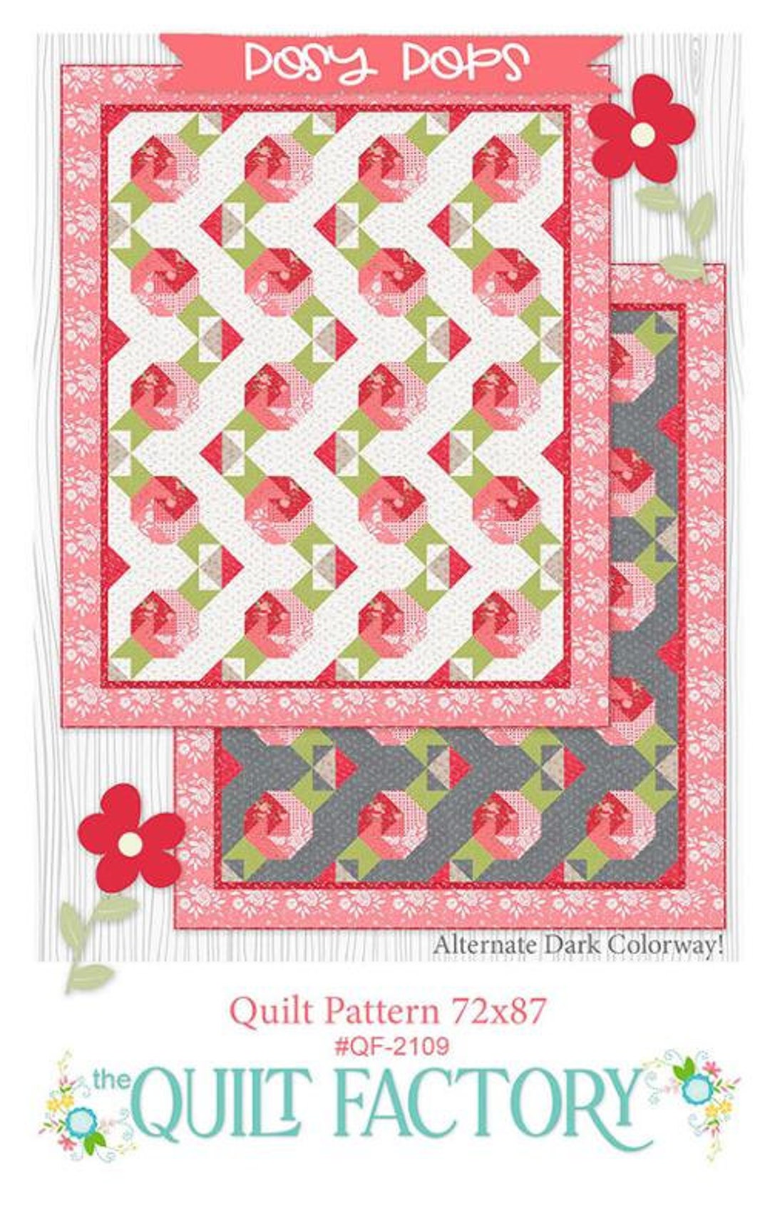 Posy Pops Paper Quilt Pattern by the Quilt Factory - Etsy