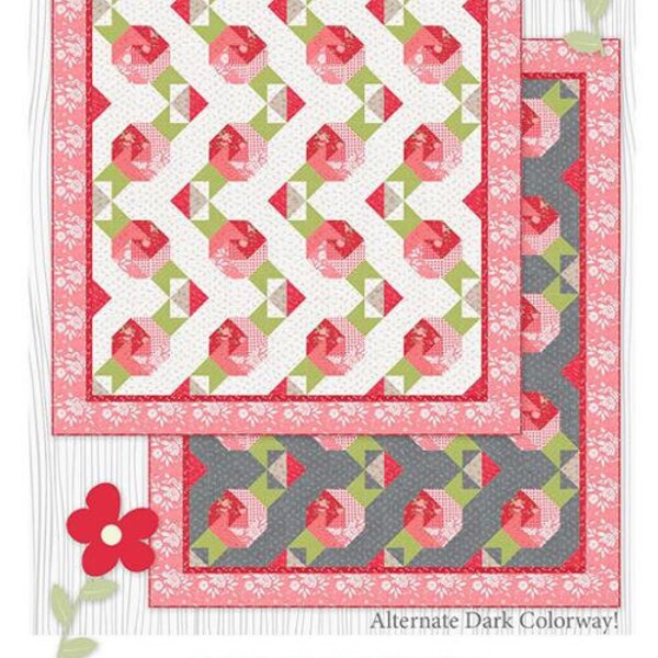 Rose Quilt Pattern - Etsy