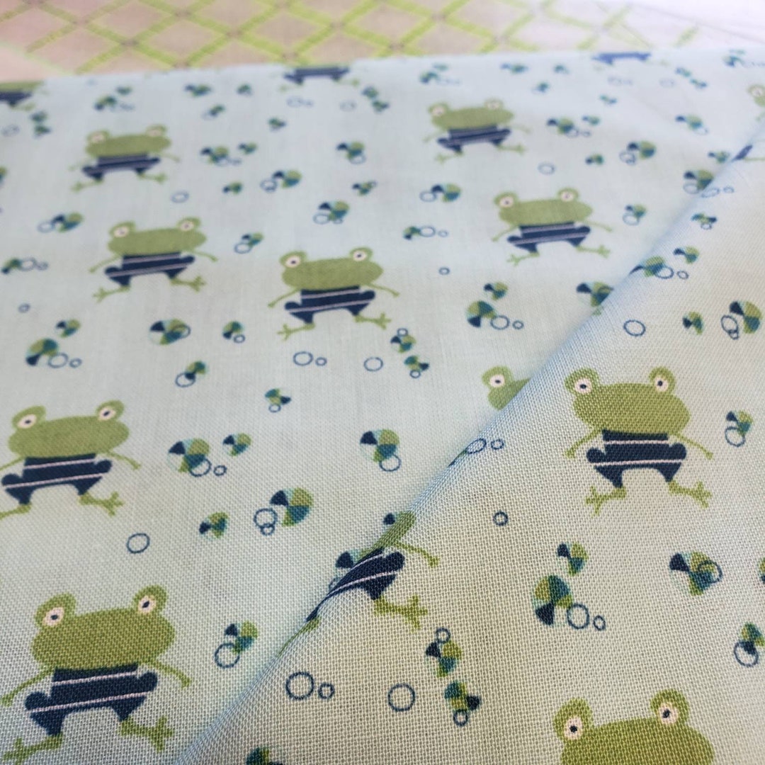 Ready Set Splash Frogs Deep Sea by Sandy Gervais for Riley Blake ...