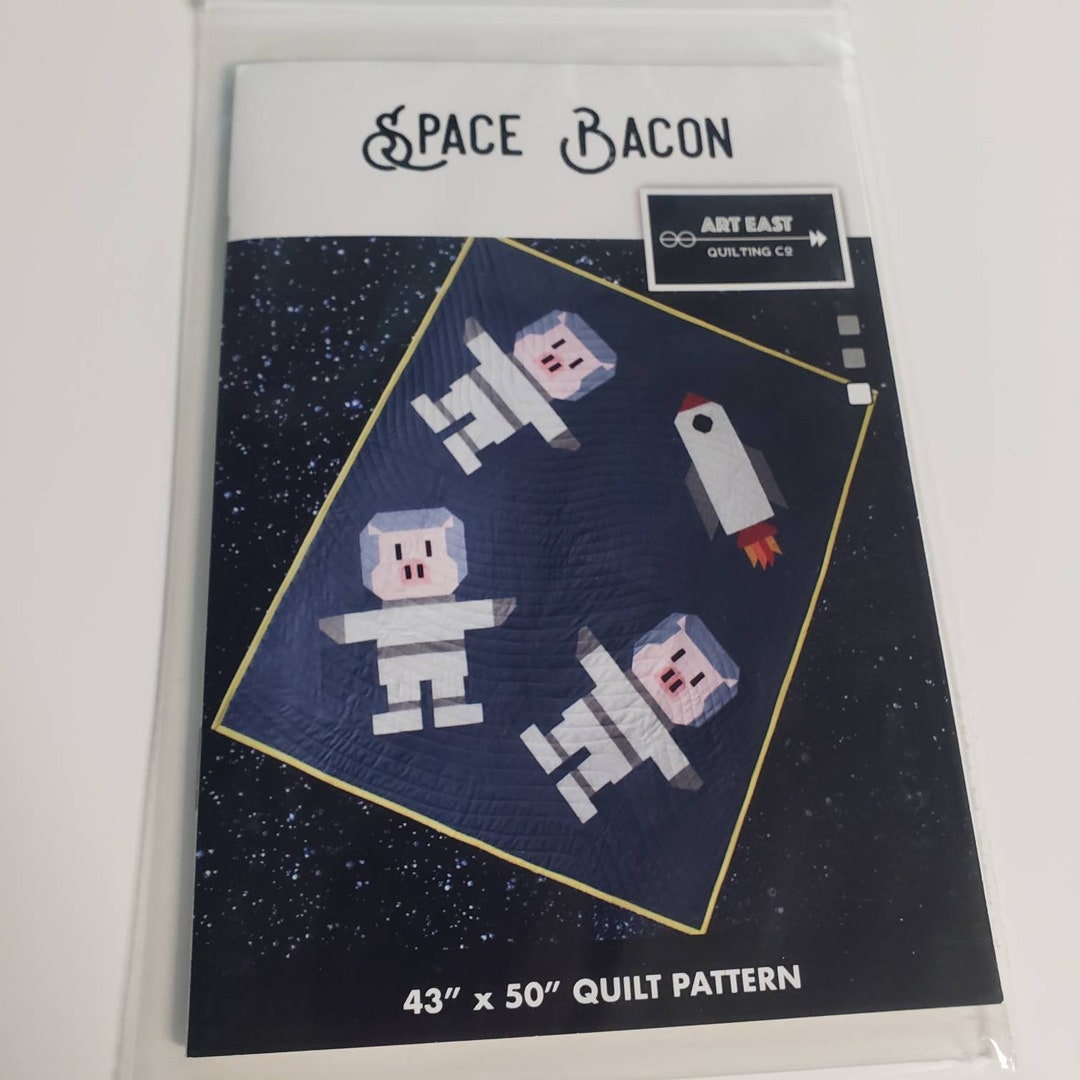 Space Bacon Quilt Pattern Booklet by Art East Quilting Co. - Etsy