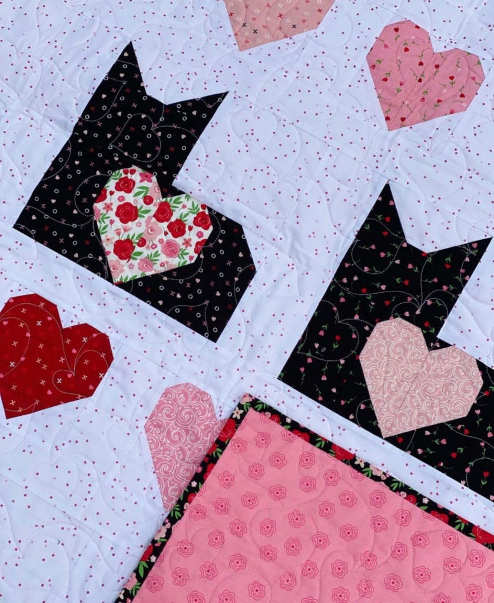 Falling in Love Panel Red by Dani Mogstad for Riley Blake Designs - Etsy