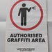 Banksy Street Artist. Authorised Graffiti Area Rare Wall Art Sticker ...