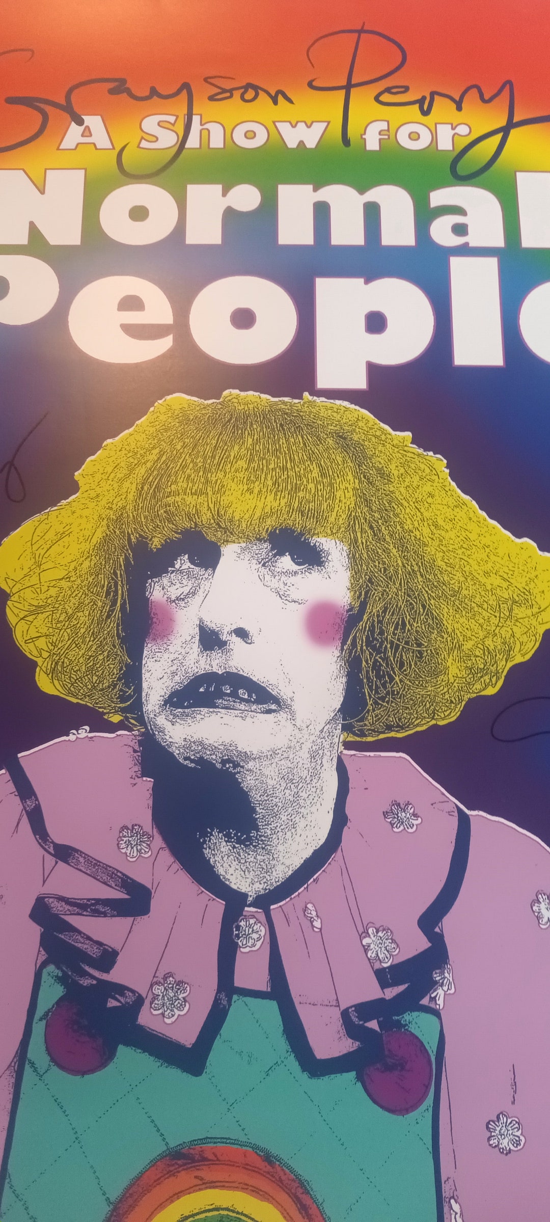 Signed Grayson Perry 'A Show for Normal People' Poster: Alan Measles ...