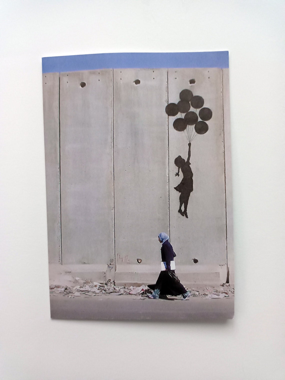 Banksy. Bethlehem Israel Street Art Mural Card. Palestine Wall Art 2005 ...