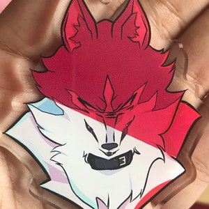 BNA Wolf Boy Keychain 3 Inch - Etsy