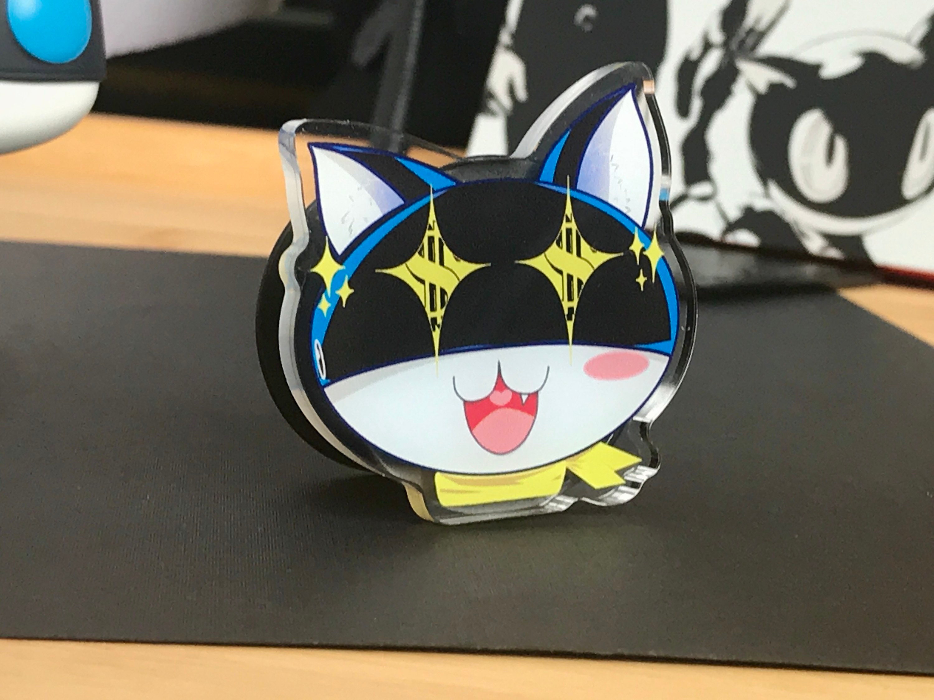 Morgana mona Acrylic Charms Persona5 Phone Stand - Etsy