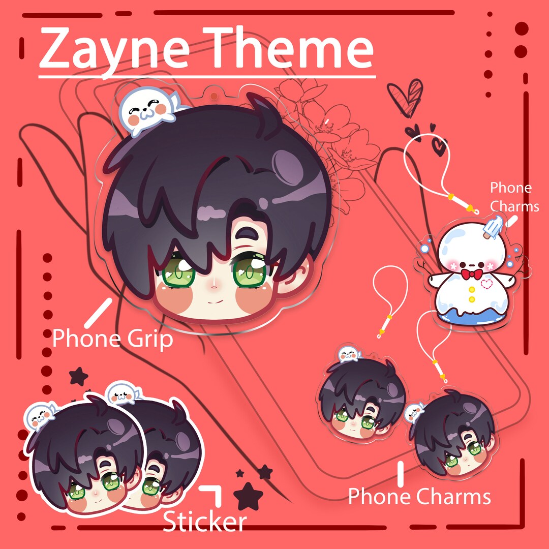 Zayne | Love and Ur Chibi Space Acrylic Phone Stand | Phone Support ...