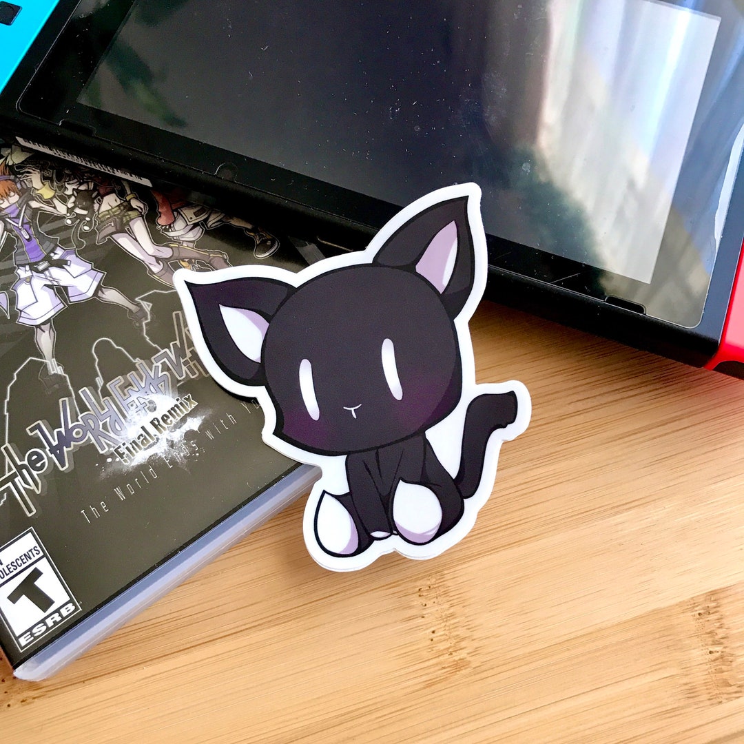 TWEWY Mr. Mew Sticker 75cm - Etsy.de