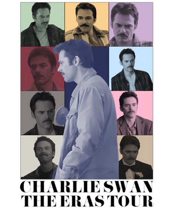 Charlie Swan T Shirt Design PNG Instant Download, Charlie Swan Png ...
