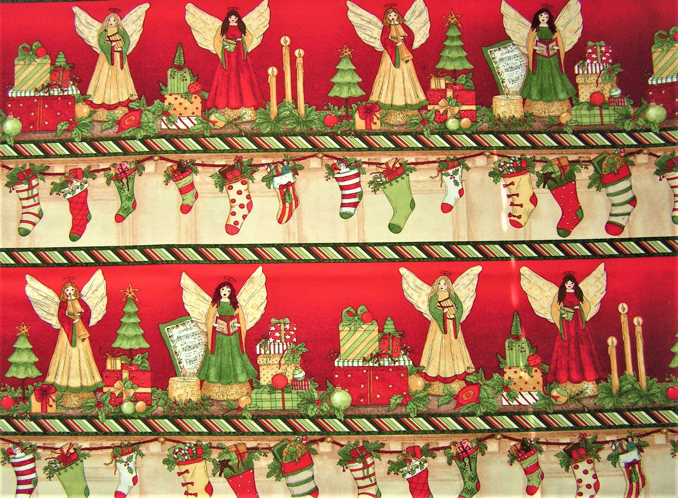 Rare choir of Angels Christmas Angels Border - Etsy
