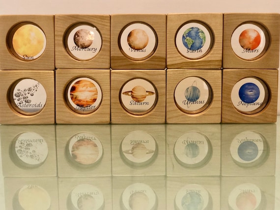 Solar System Window Blocks Open-ended Building Materials - Etsy