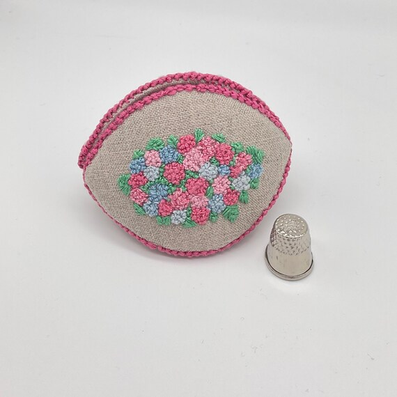 Pink and Blue Floral Thimble Pip DIY Kit Pinch Purse Flower - Etsy