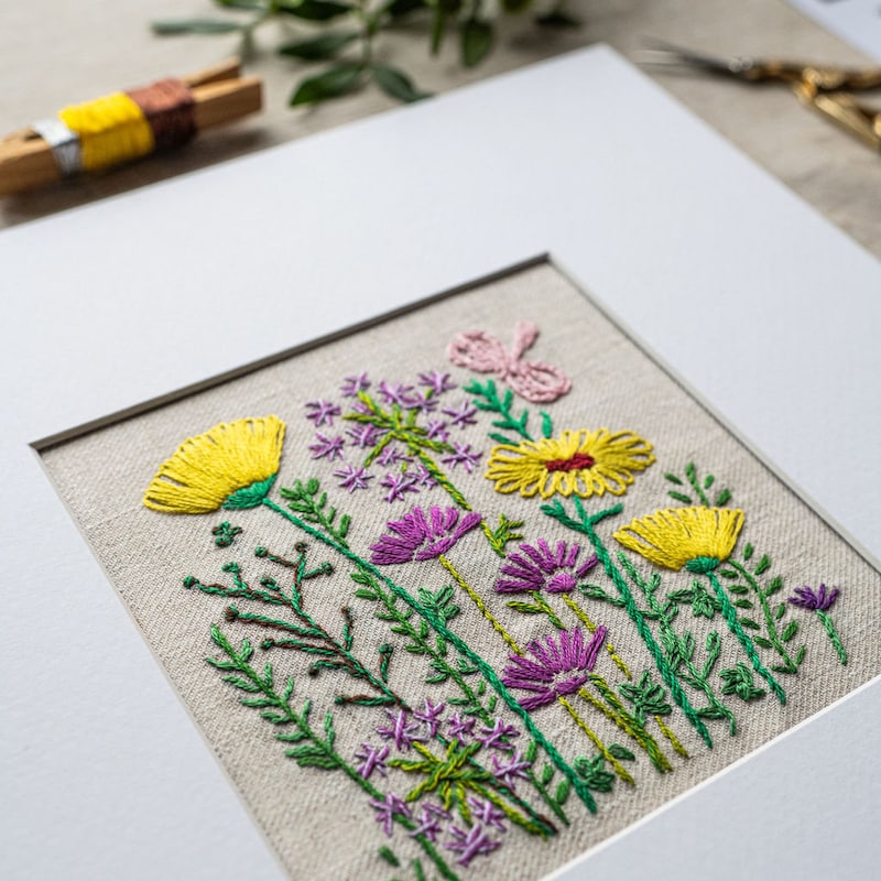 Stamped Embroidery Kits - Etsy