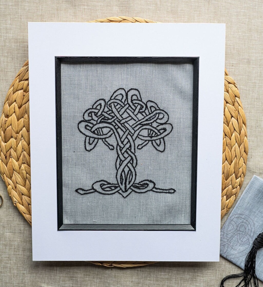 Celtic Tree of Life, Irish DIY Embroidery Kit, Craft Kit - Etsy