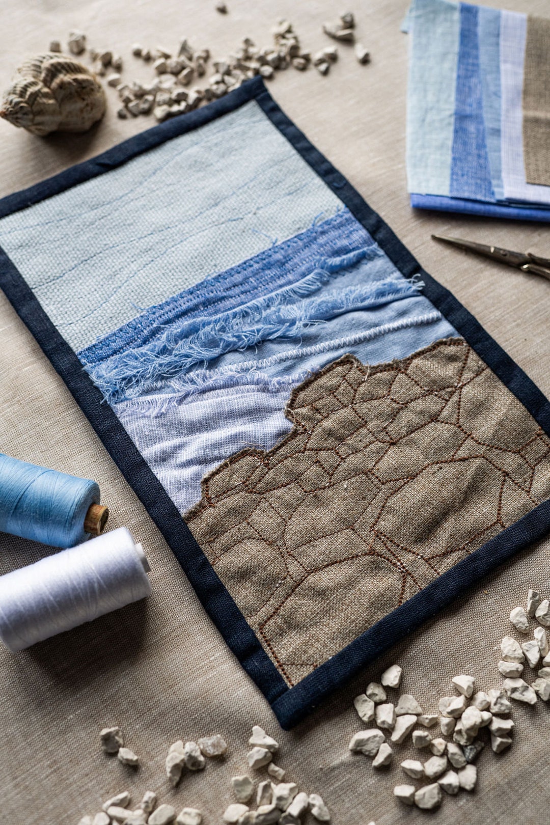 Landscapes of Ireland Mini Quilt Kit, DIY Giants Causeway, Irish Craft ...