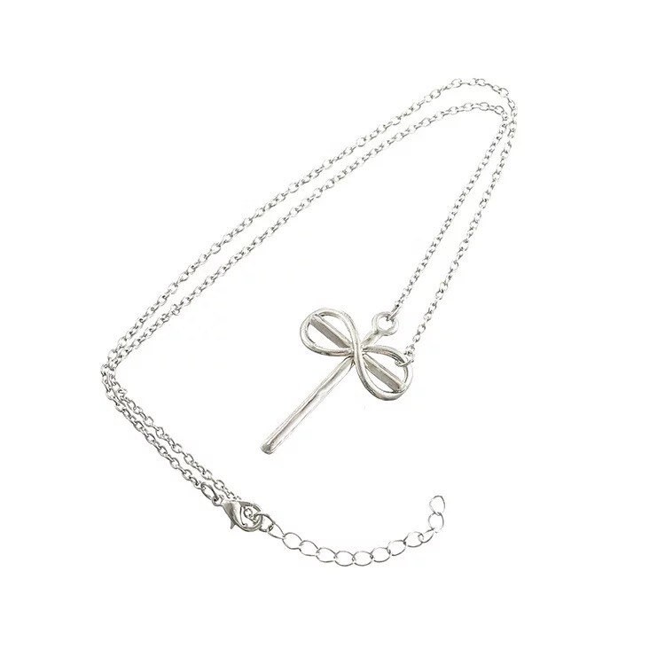 Beautiful Cross and Infinity Necklace Infinity Cross Lariat - Etsy