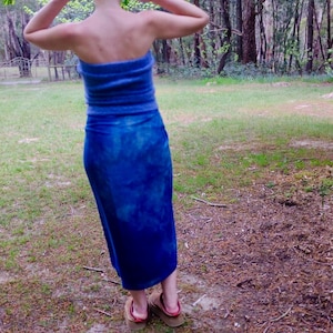 Pure Silk Indigo Siren Sarong - Etsy